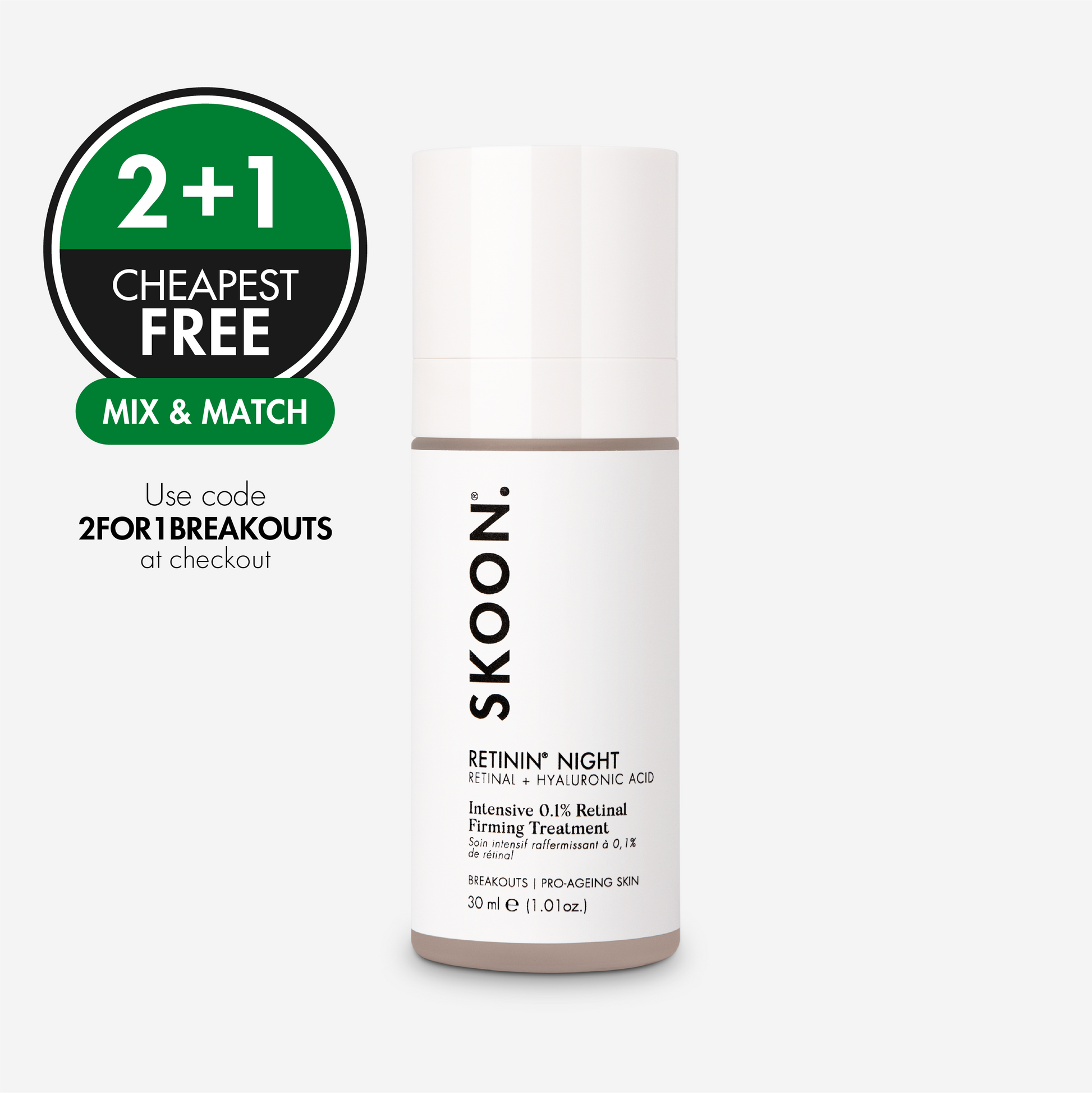 RETININ® NIGHT 0.1% Retinal Firming Treatment | SKOON.